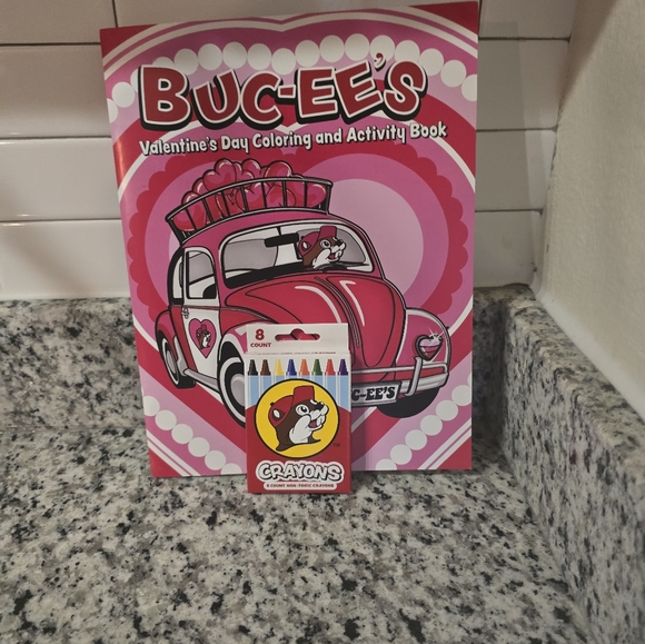 Other | Bucees Valentines Day Coloring Set | Poshmark